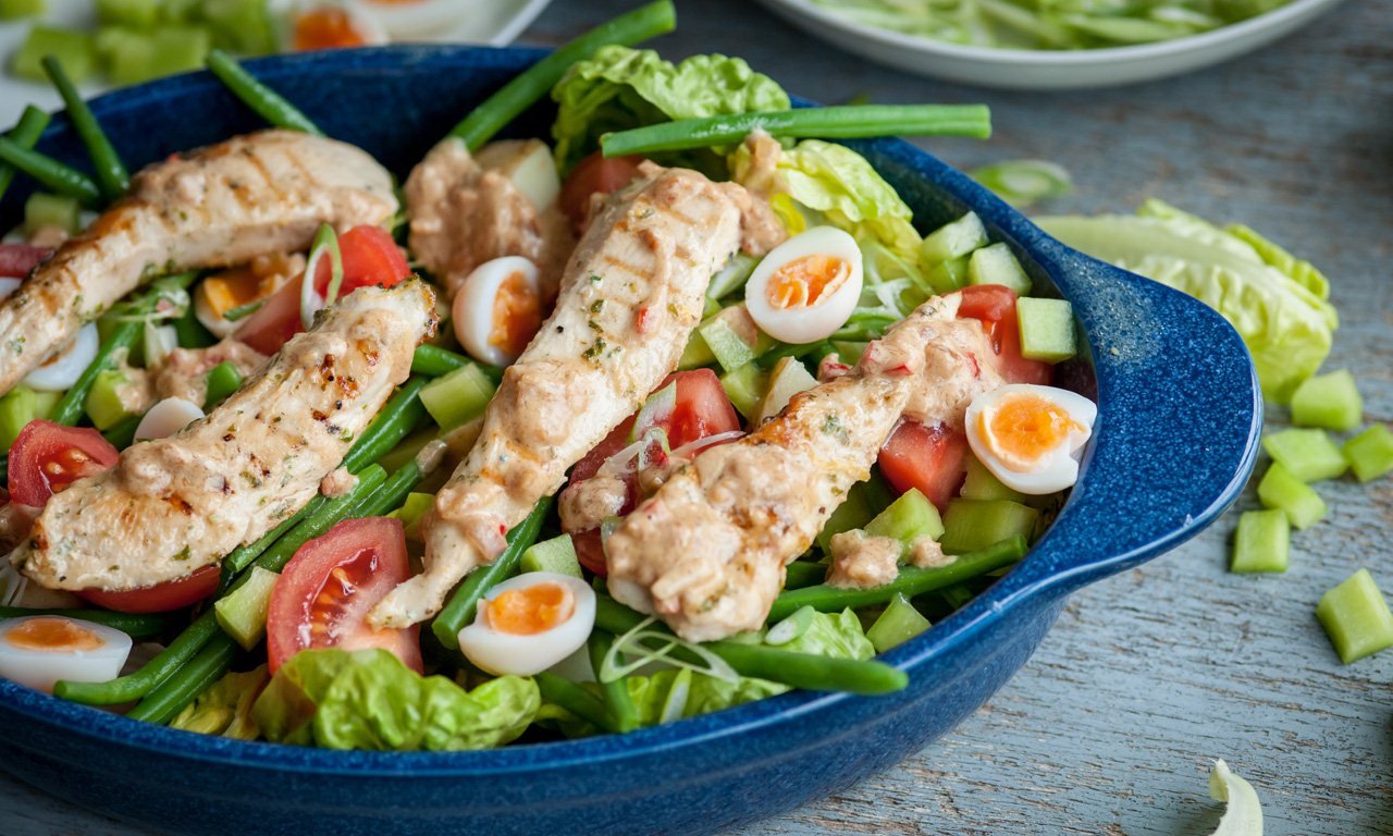 Peanut chicken summer salad - Food & Drink - msn